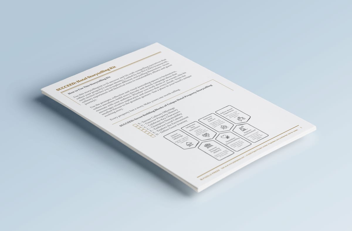 SUCCEED: A Powerful Storytelling Toolkit for Hotels